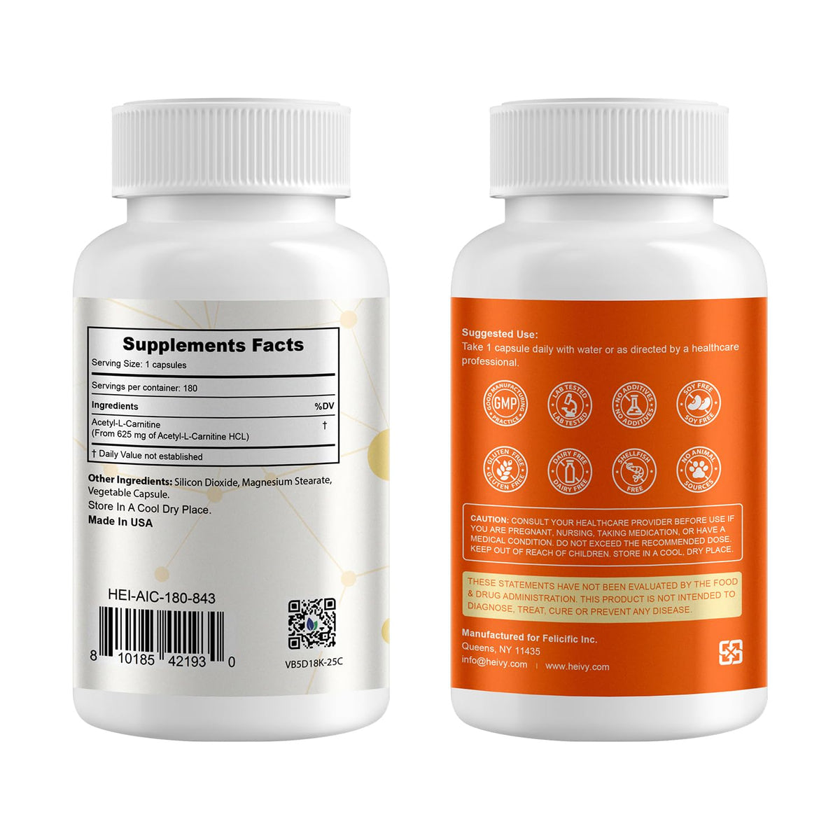 500 mg Acetyl L-Carnitine supplement benefits