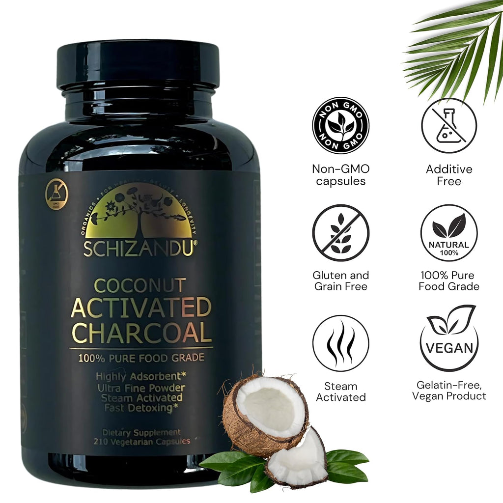 500 mg activated coconut charcoal