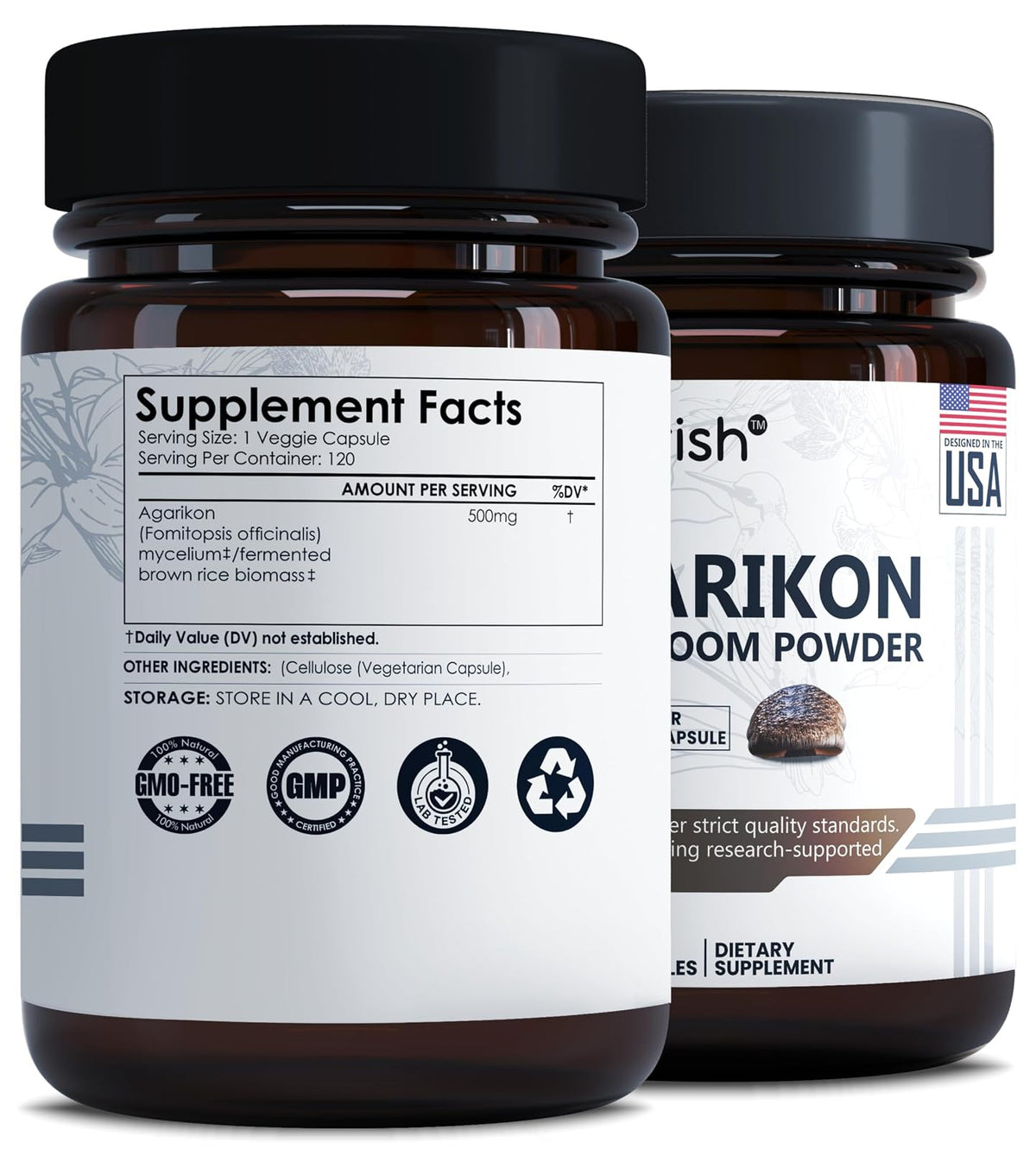 500 mg Agarikon mushroom health benefits