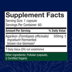 500 mg Agarikon supplement for immunity