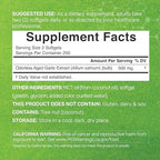 500 mg aged garlic supplement