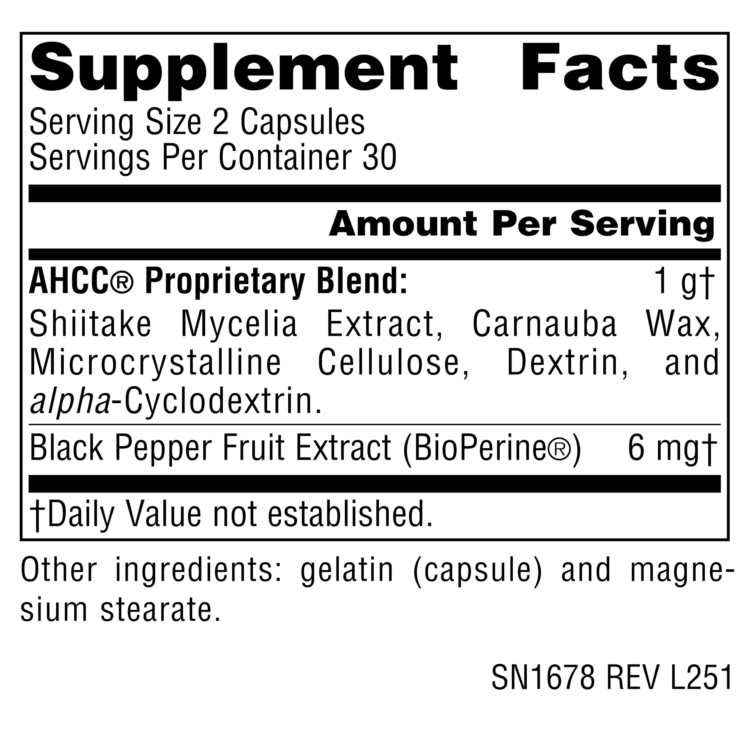 500 mg AHCC capsules for health