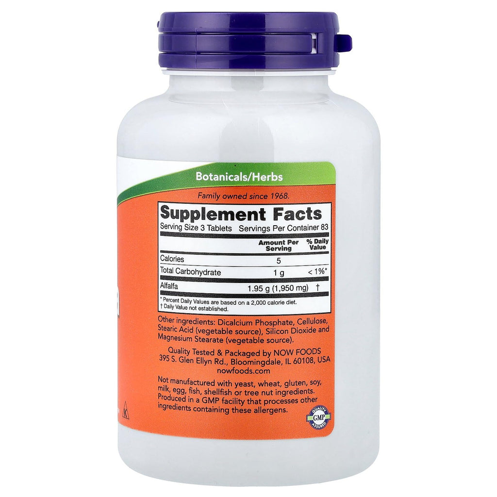 500 mg alfalfa supplement for wellness