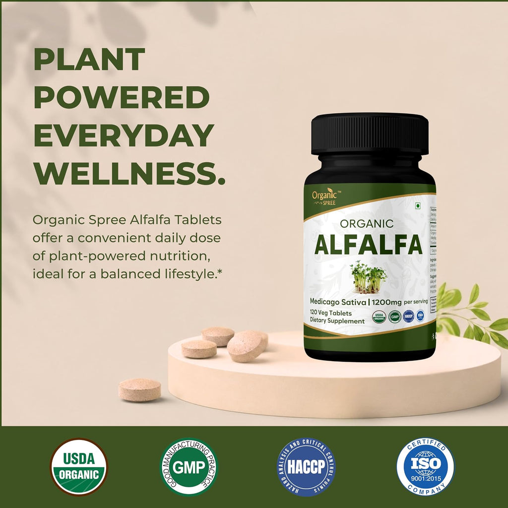 500 mg alfalfa tablets for vitality