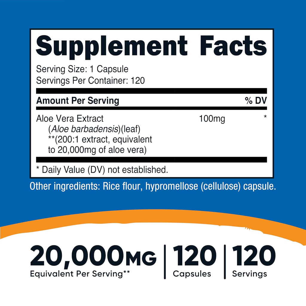 500 mg Aloe Vera health benefits