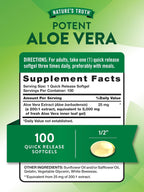 500 mg Aloe Vera health benefits