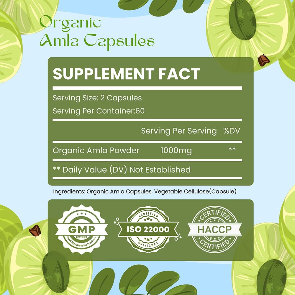 500 mg amla vitamin C supplement