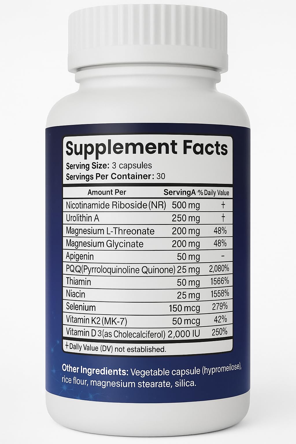 500 mg antioxidant blend for health