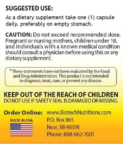 500 mg antioxidant support supplement