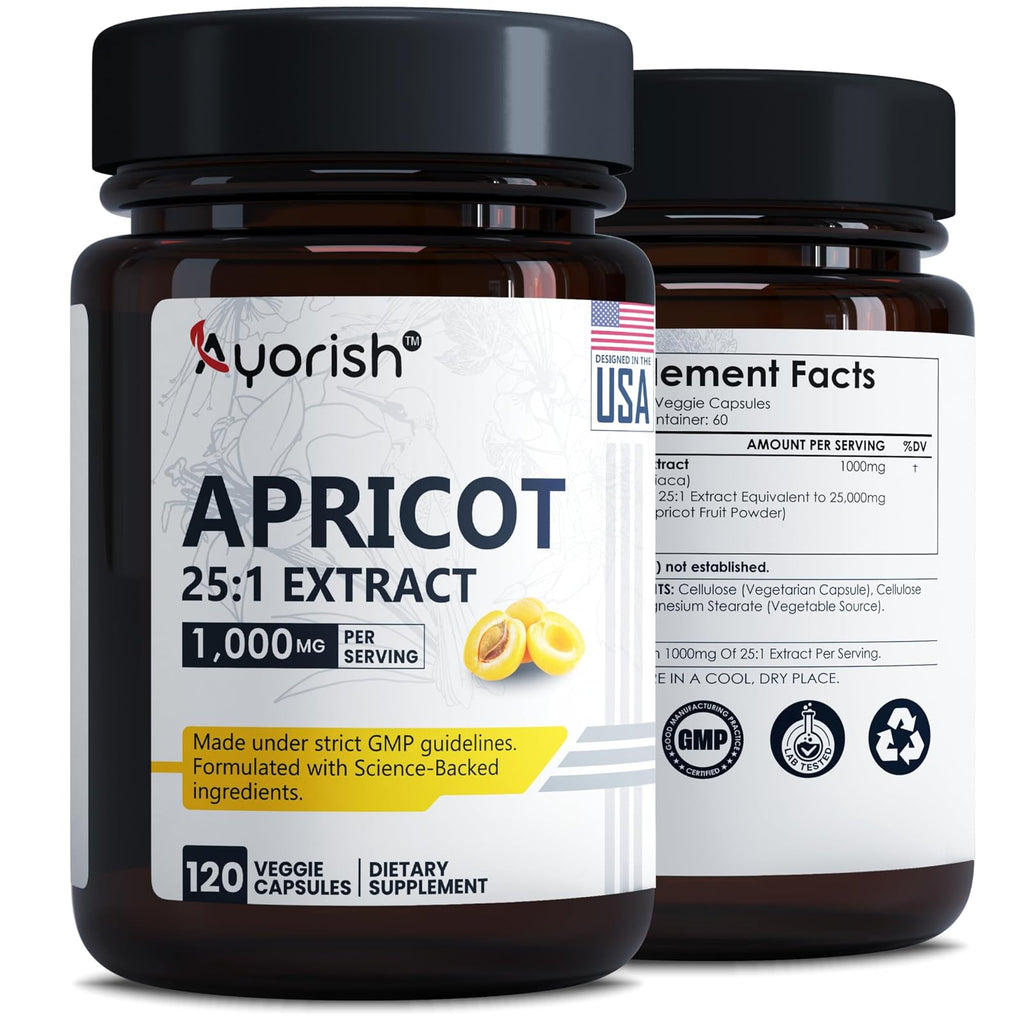 500 mg apricot extract capsules