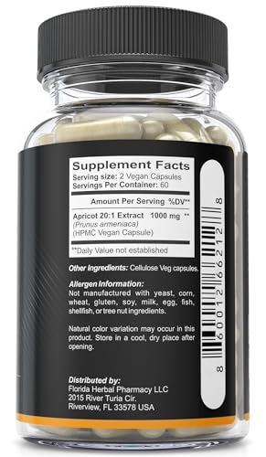 500 mg apricot supplement benefits