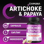 500 mg Artichoke capsules for digestion
