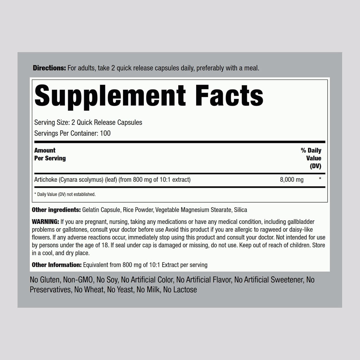 500 mg artichoke extract benefits