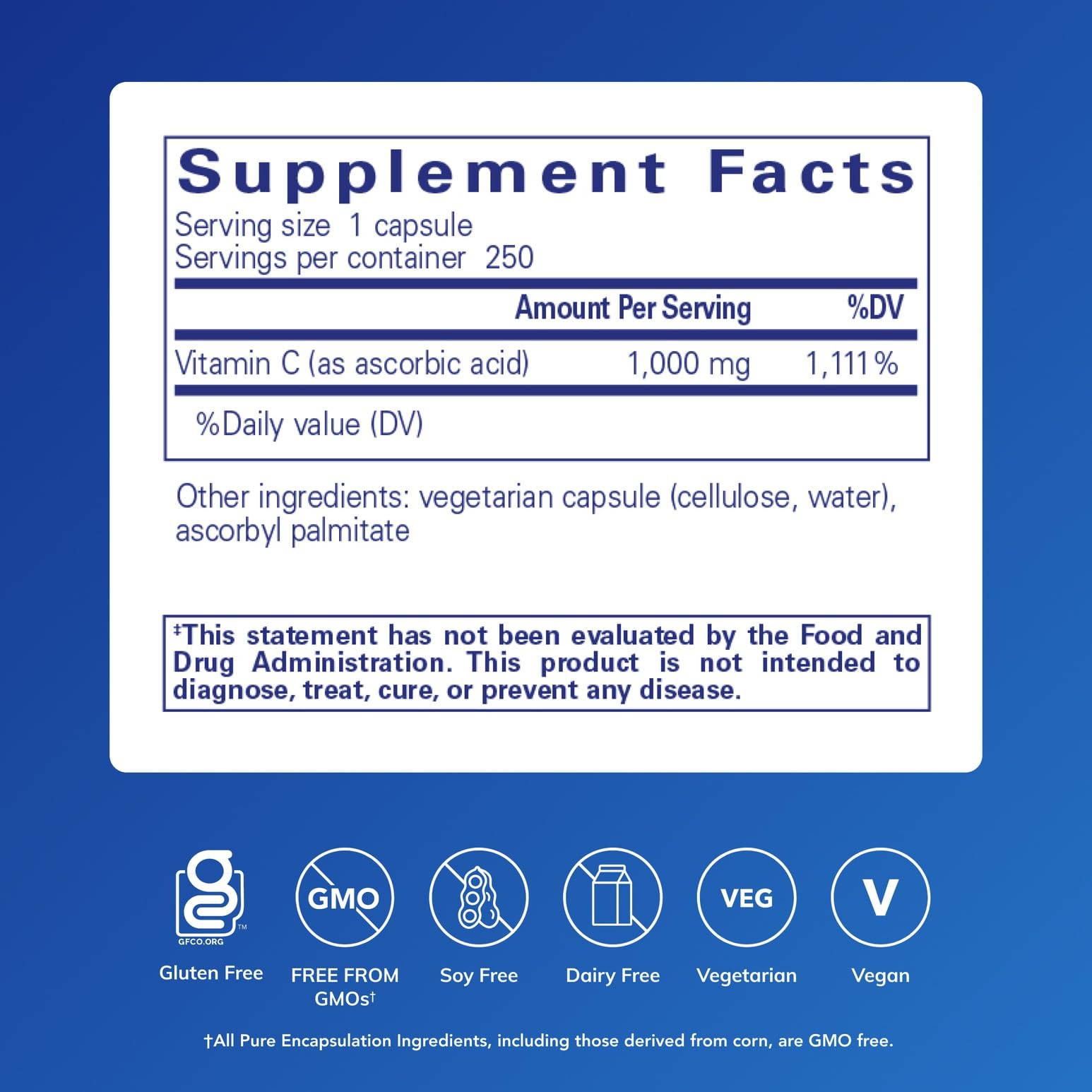 500 mg ascorbic acid supplement