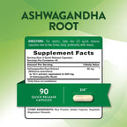 500 mg Ashwagandha capsules for stress relief
