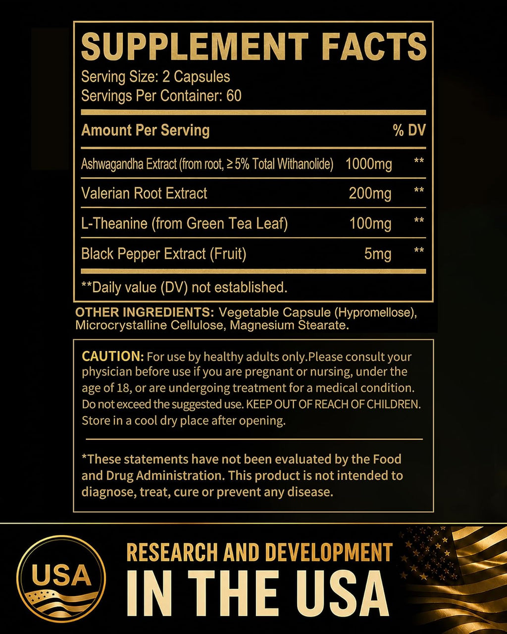500 mg Ashwagandha for daily wellness