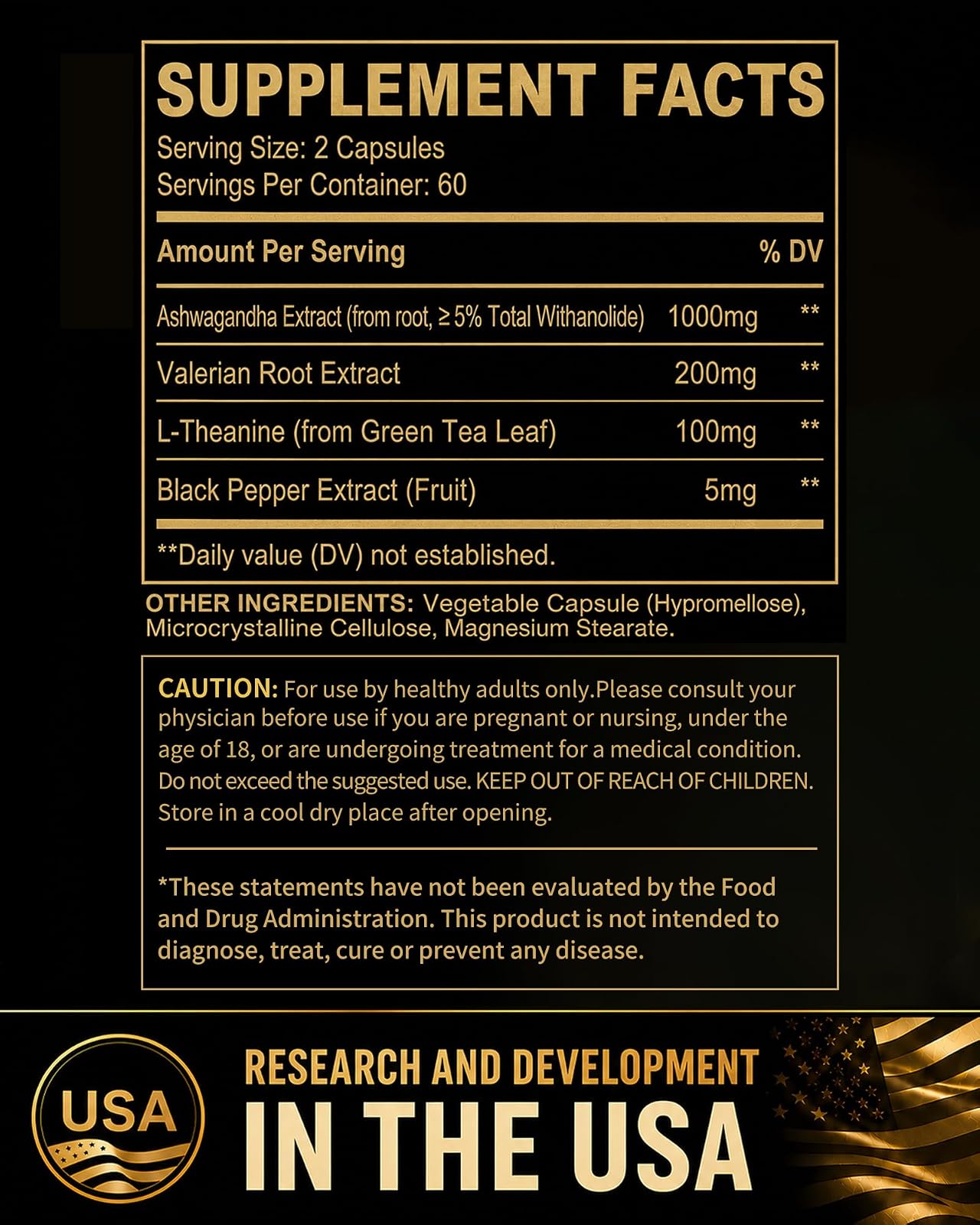 500 mg Ashwagandha for daily wellness