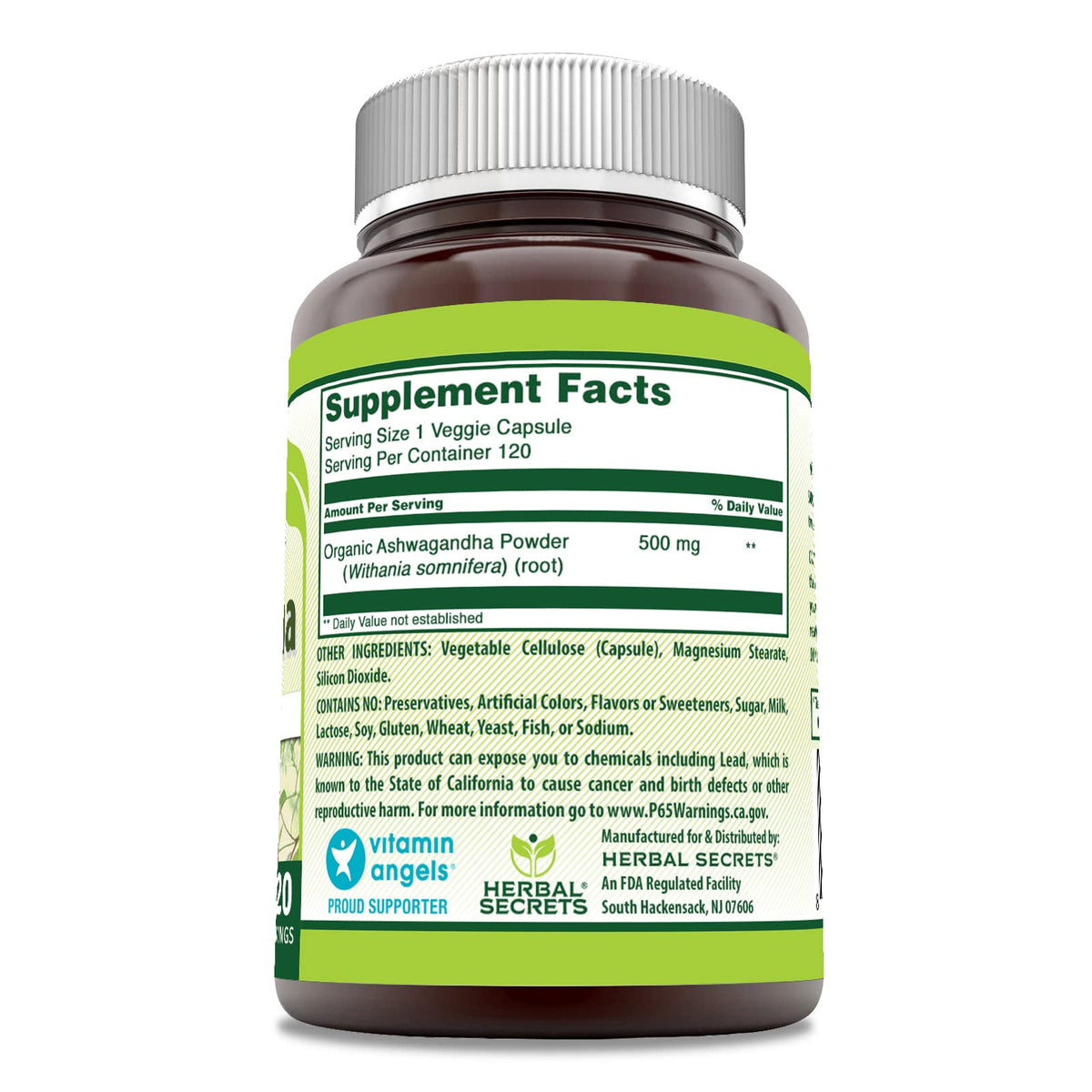 500 mg Ashwagandha for stress relief