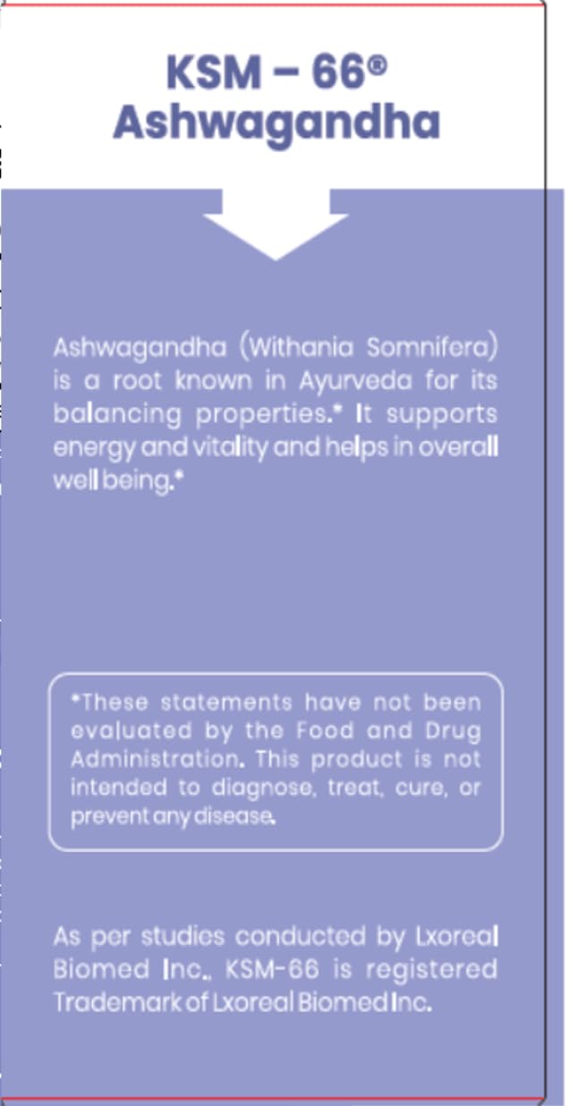 500 mg Ashwagandha veg capsules