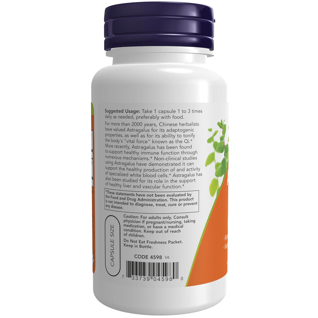 500 mg astragalus herbal supplement