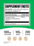500 mg astragalus supplement benefits