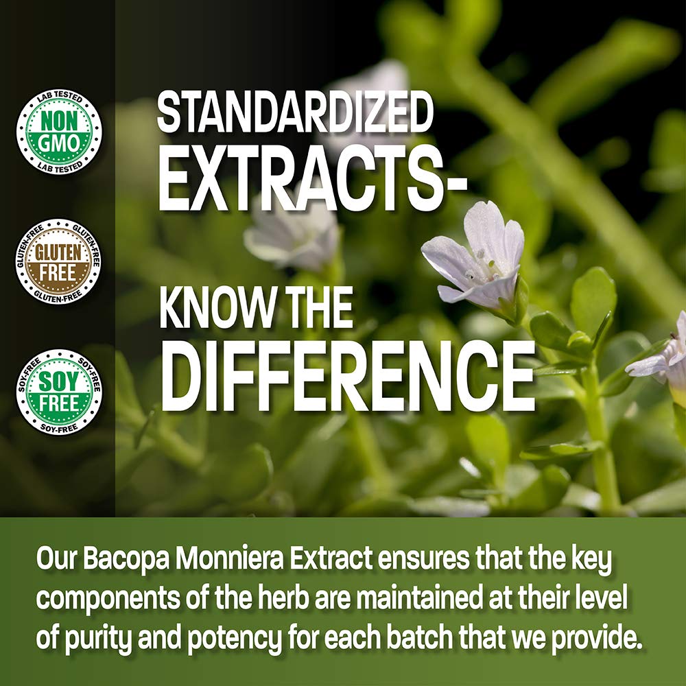 500 mg Bacopa Monnieri vegetarian capsules