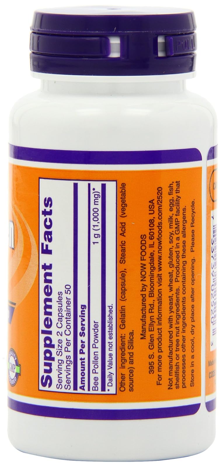 500 mg bee pollen for immune support