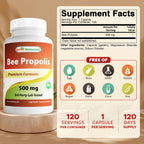 500 mg bee propolis for immune support