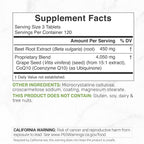 500 mg beet root extract tablets