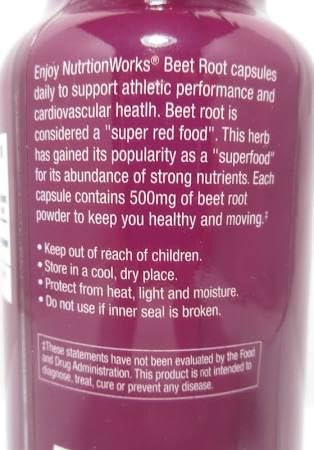 500 mg beet root supplement for athletes