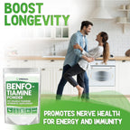 500 mg Benfotiamine for energy support
