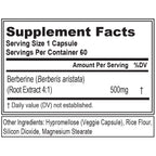 500 mg Berberine for health support
