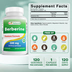 500 mg berberine for metabolic support