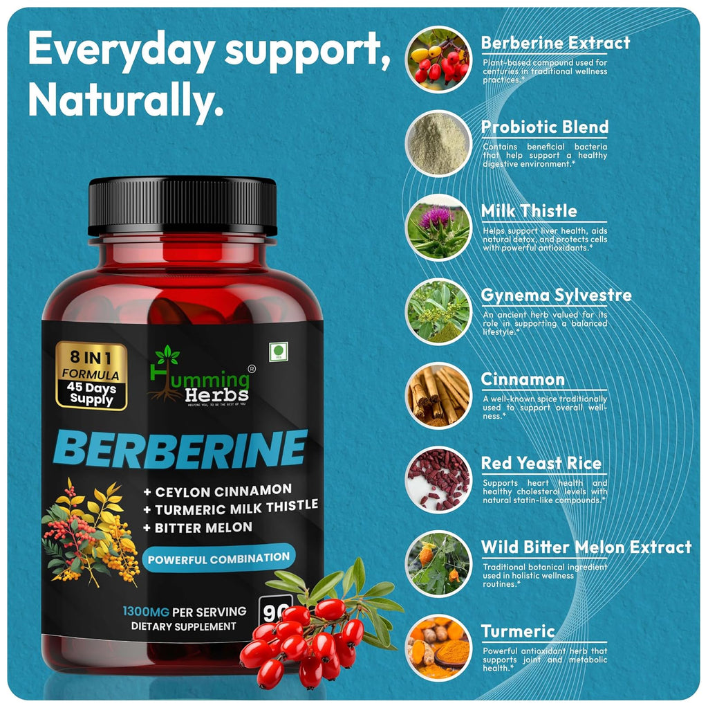 500 mg berberine hcl benefits