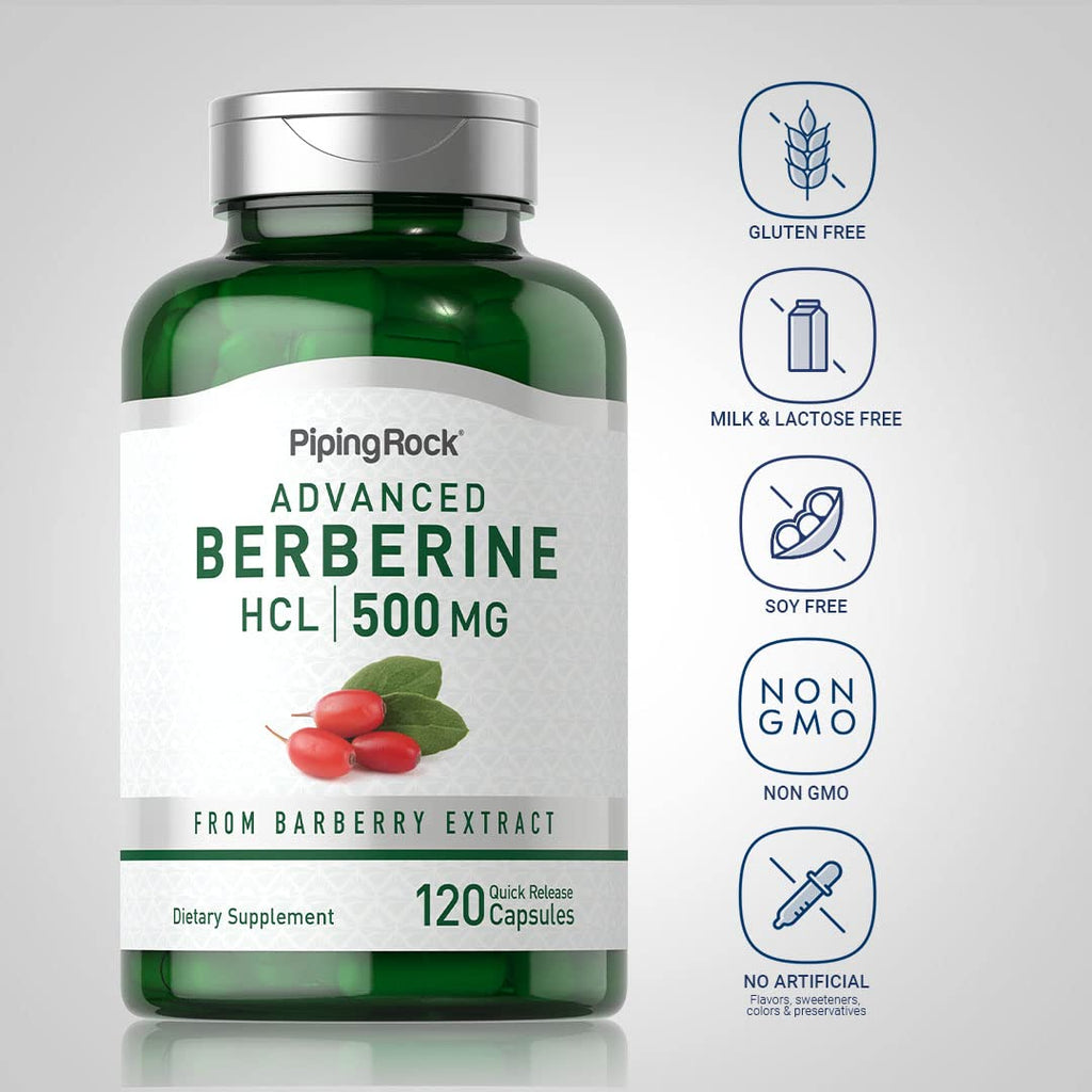 500 mg berberine hcl for wellness