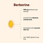 500 mg Berberine softgels for health