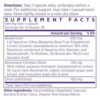 500 mg Bergamot for heart health