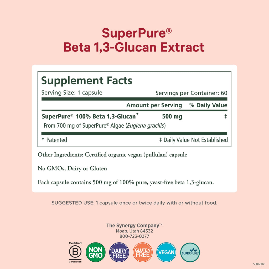 500 mg Beta 1,3-Glucan extract