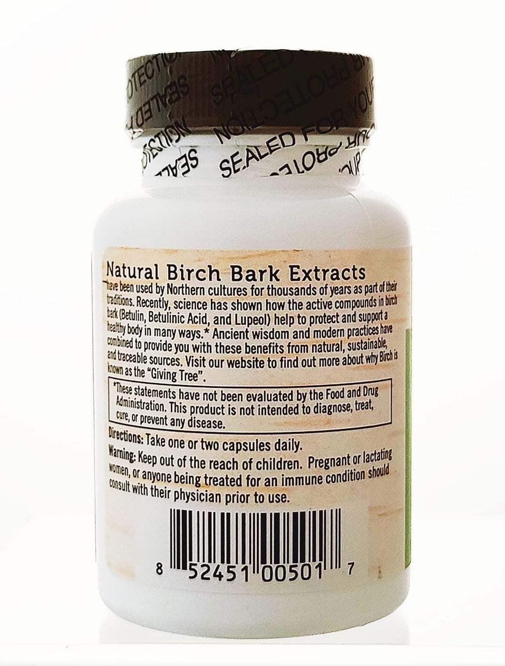 500 mg Betulin herbal supplement
