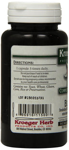 500 mg Bilberry supplement for vision