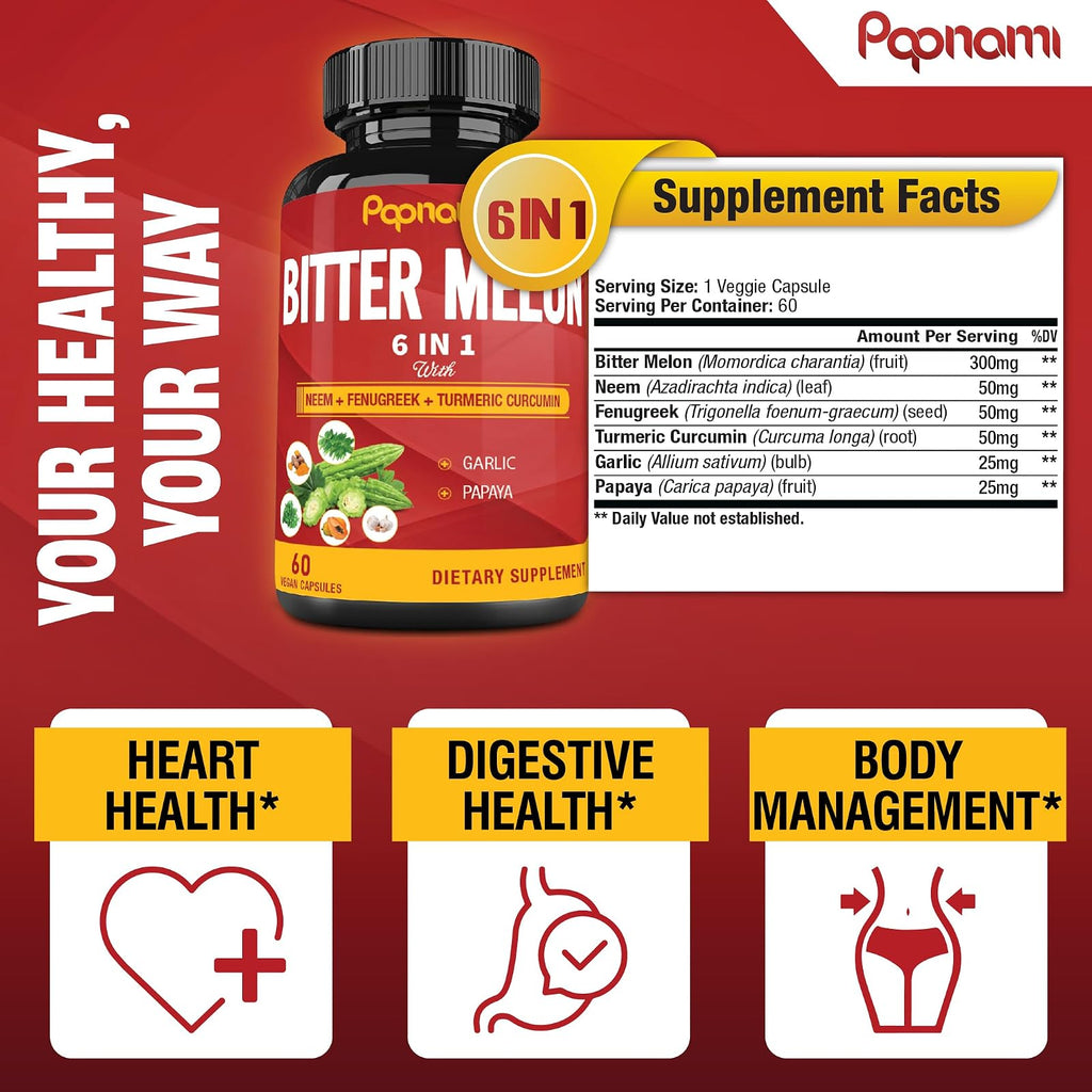 500 mg bitter melon extract benefits