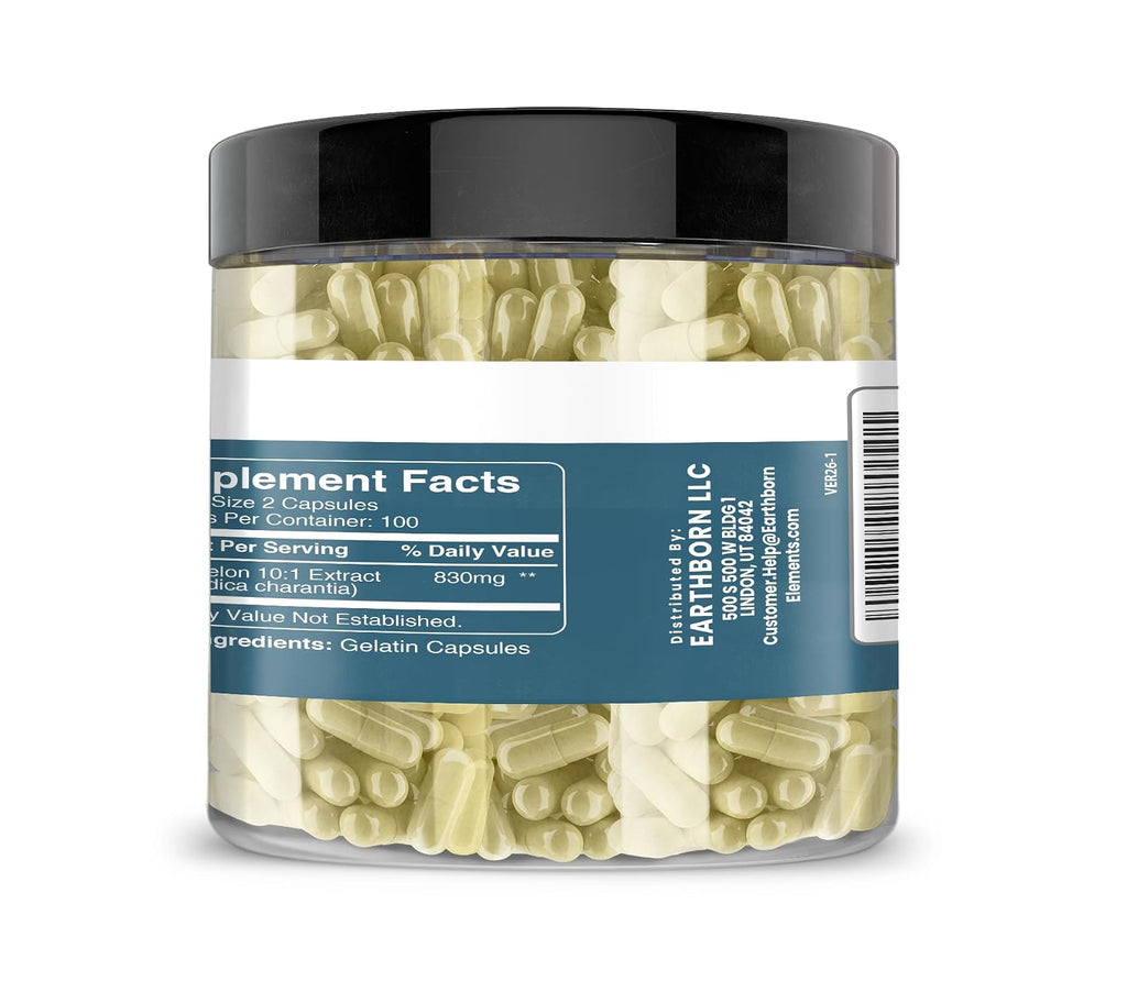 500 mg Bitter Melon vitamin A supplement