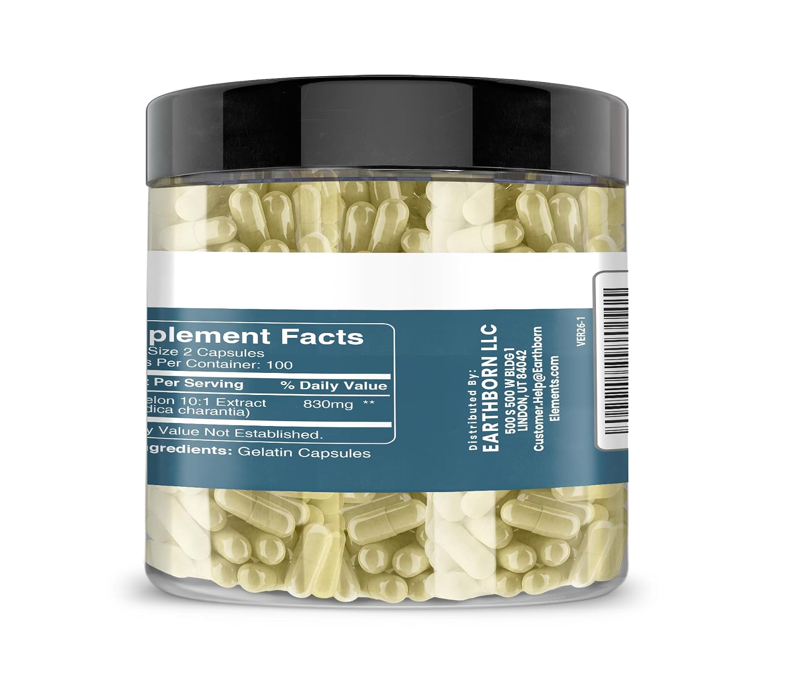 500 mg Bitter Melon vitamin A supplement