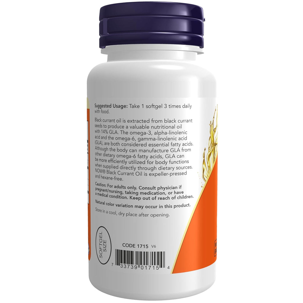 500 mg Black Currant Oil softgels