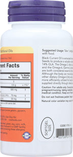500 mg black currant oil softgels