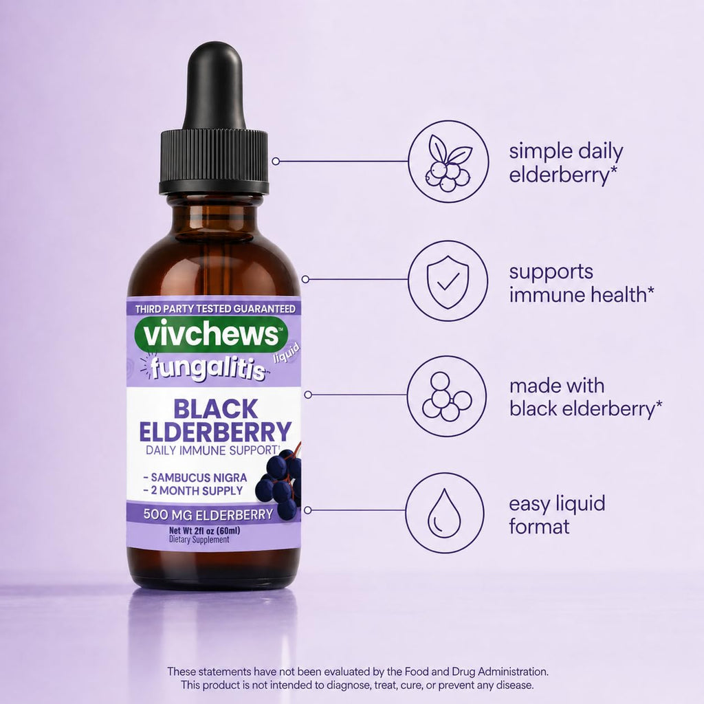 500 mg Black Elderberry supplement