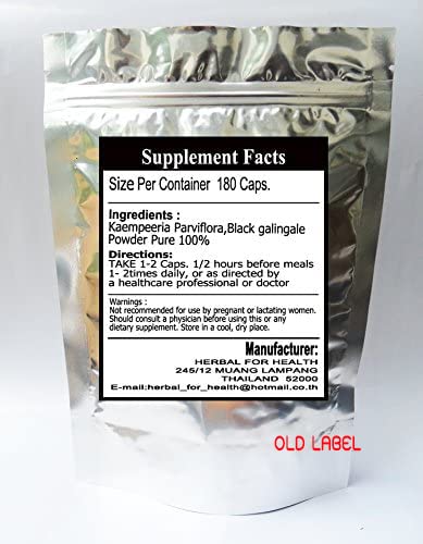 500 mg black ginger health benefits