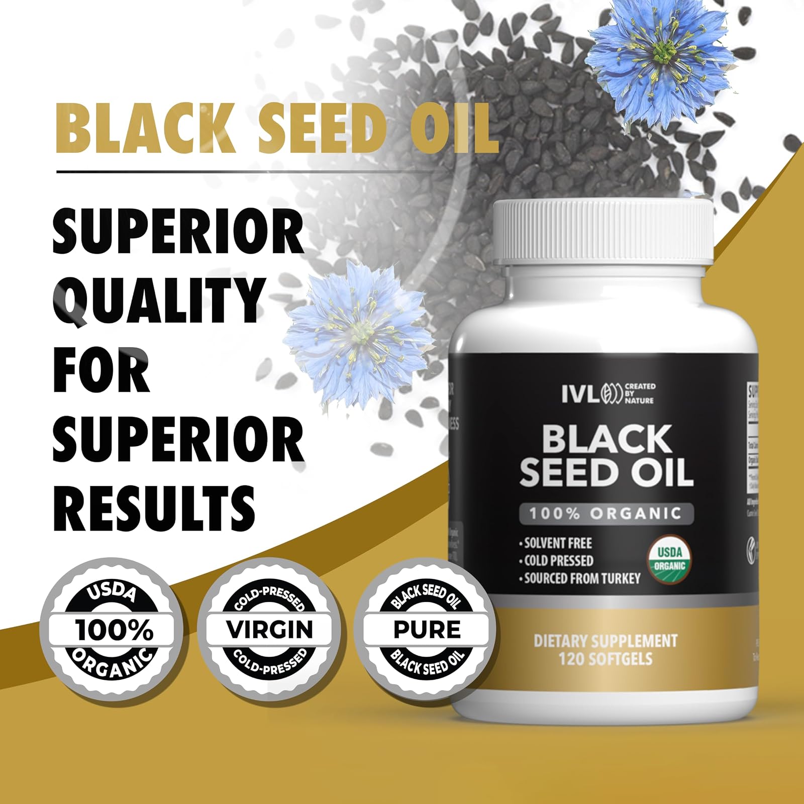 500 mg black seed oil capsules