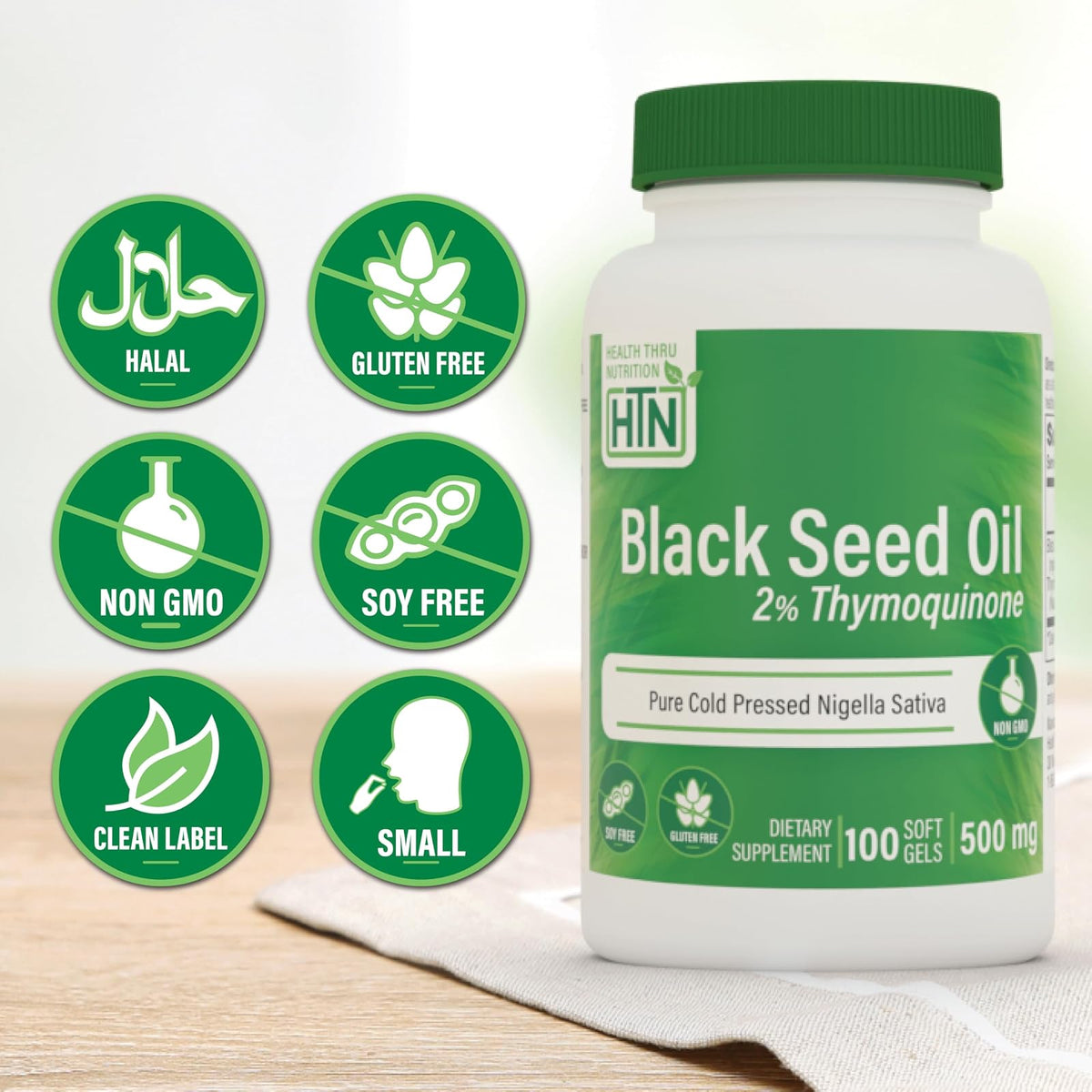 500 mg black seed oil capsules