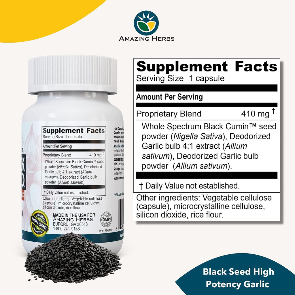 500 mg black seed oil capsules